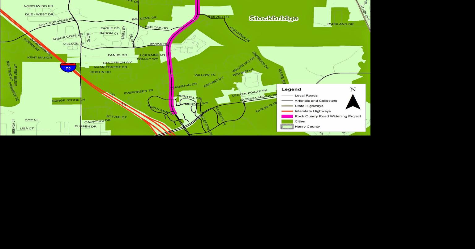 Stockbridge approves utility relocation for Rock Quarry Road project ...