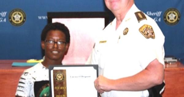Sheriff presents Life Saving Award to 12-year-old Lucas O’Bryant | News ...