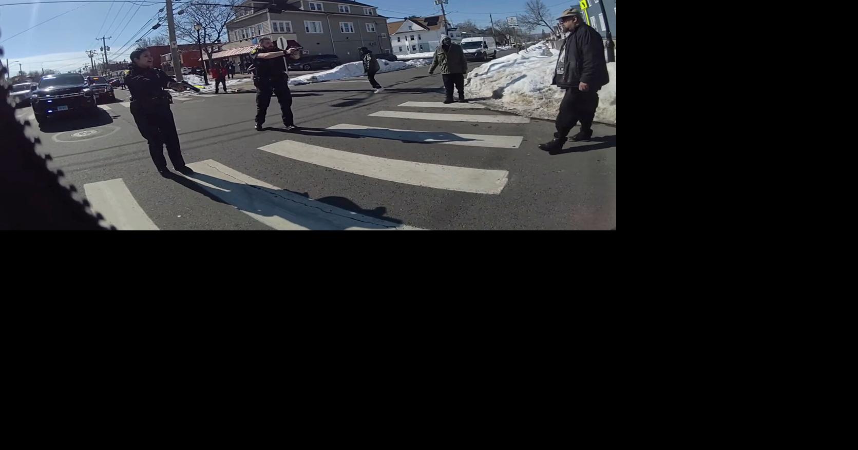 Connecticut police officer hugs supporters, appears in court in fatal ...