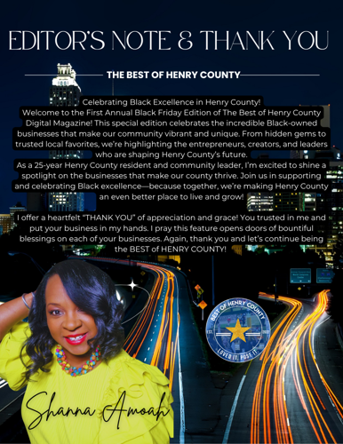 Connecting business to community" Shanna Amoah's 'Black Friday ...