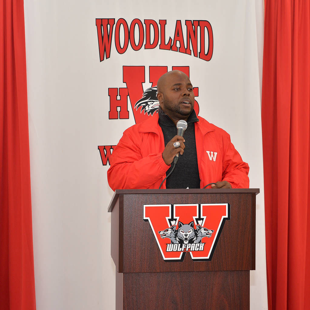 PHOTOS: Woodland announces Bryan Love as new head football coach ...