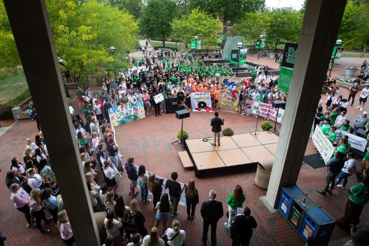 Marshall community celebrates beginning of homecoming week with annual ...
