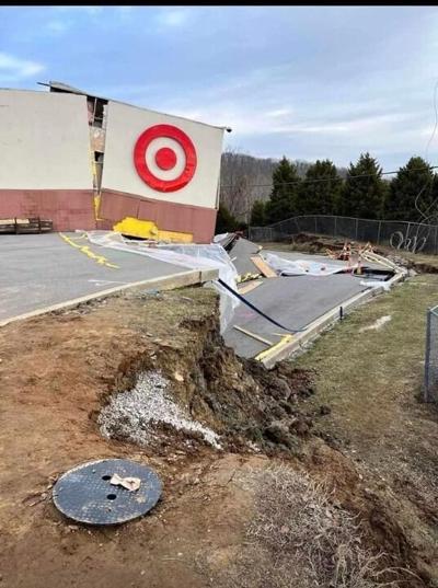 Section of Barboursville WV Target store breaks and leans | News ...