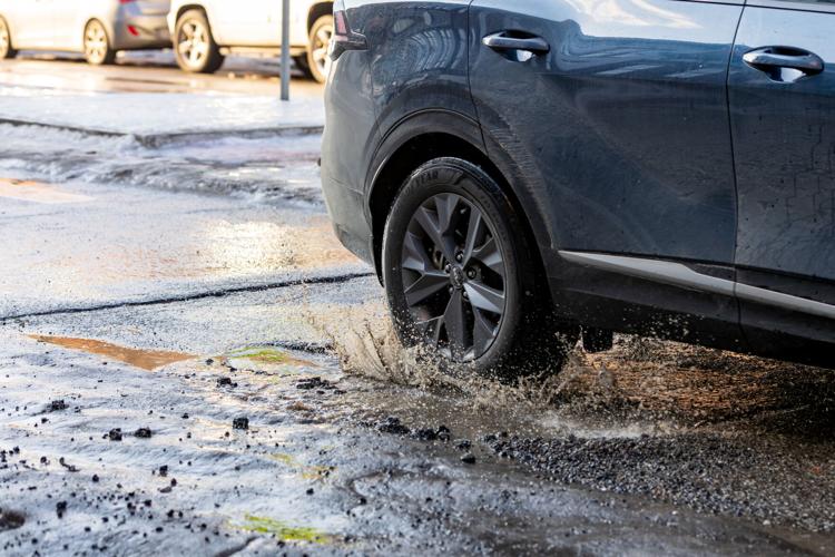 Local officials start cold patch maintenance on potholes formed by ...