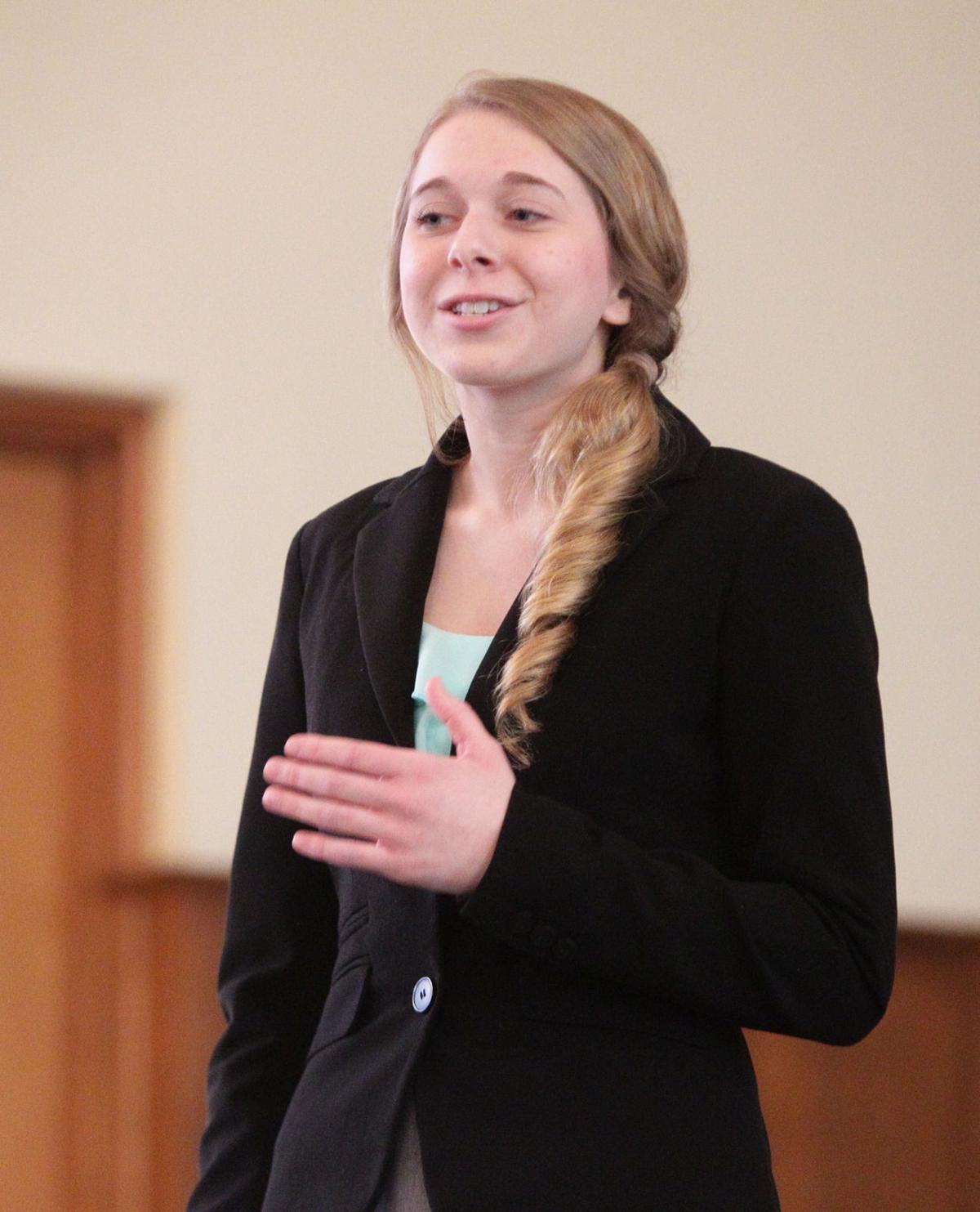 Sarah Bryan advances in American Legion speech program | News | herald ...