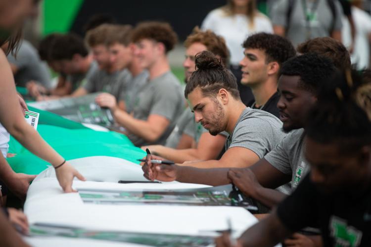 Photos: Fans First Day at Joan C. Edwards Stadium | Multimedia | herald ...