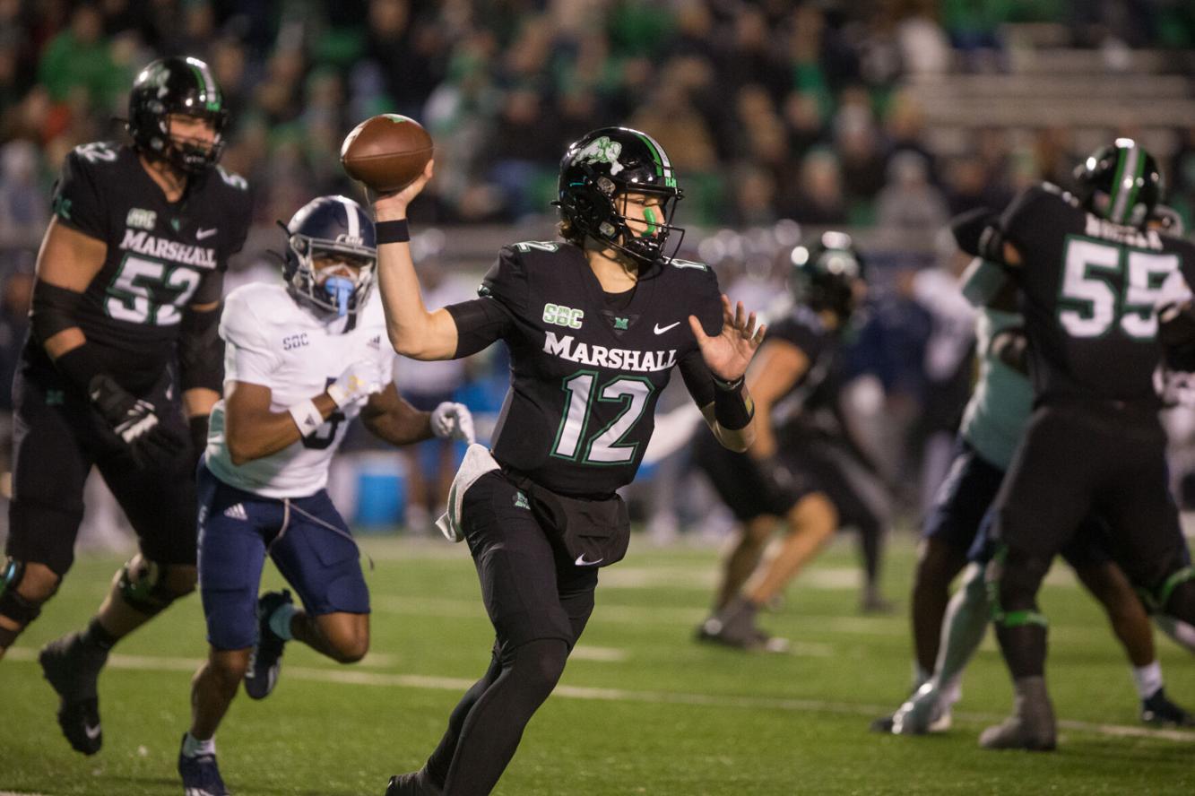 Marshall football notebook: Trickett coached from sideline to help ...