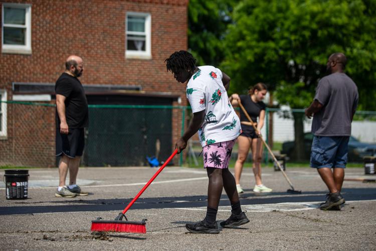 Court resurfacing at Scott Community Center aims to bring back summer ...