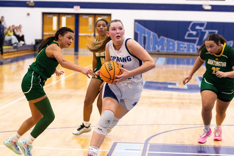 Photos: Girls high school basketball, Spring Valley vs. Huntington ...