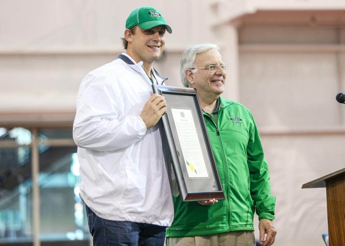 Gallery: Chad Pennington Marshall Athletic Hall of Fame dedication ...