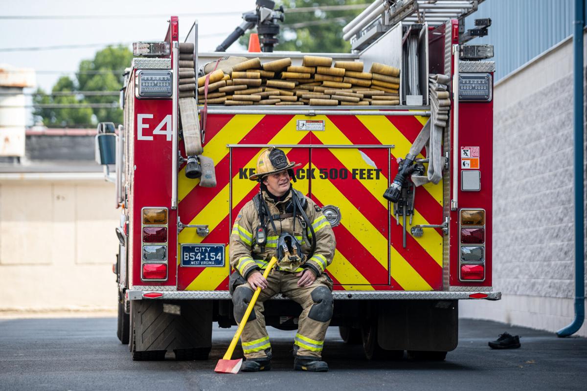Photos: Fire Department conducts training exercise with the WVU Fire ...