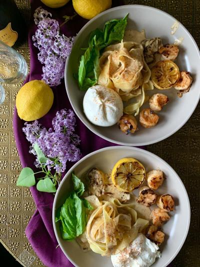 Janet McCormick: Indulge in Burrata Shrimp and Pasta | Features ...