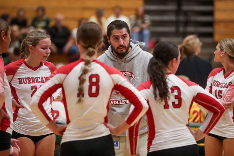 Photos: High school volleyball, Hurricane and Huntington vs. Russell ...