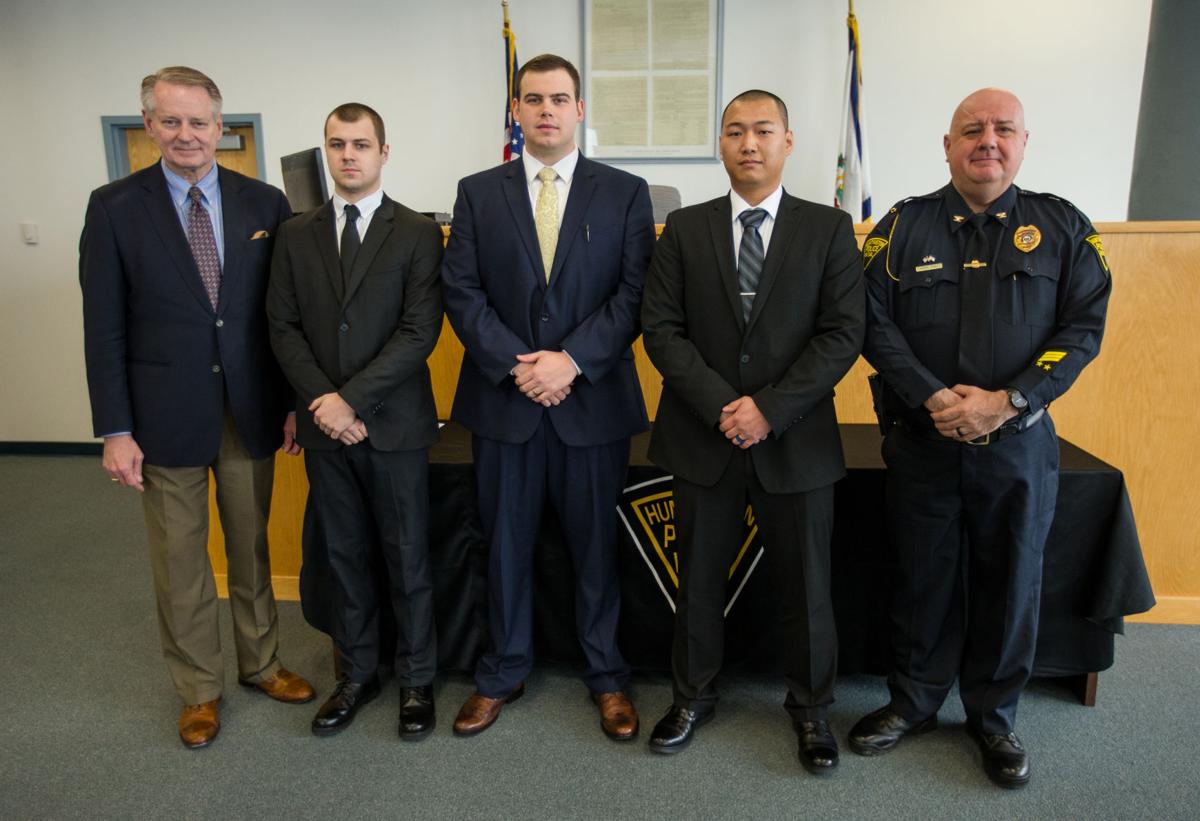 Huntington Police Department swears in three new officers | News ...