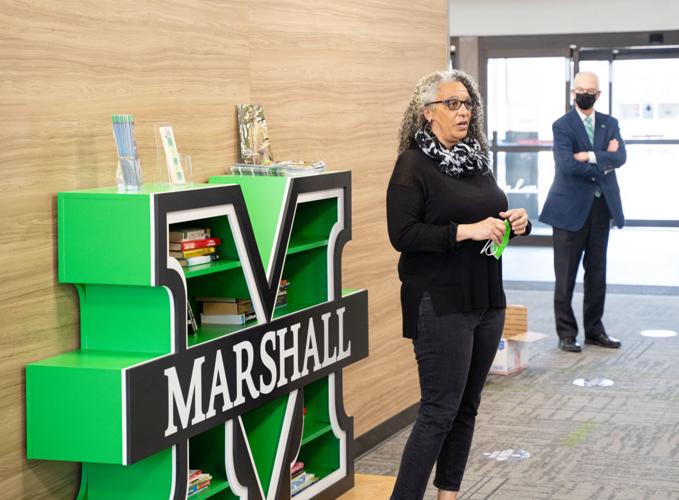 Marshall-themed Little Free Library installed at Yeager Airport | News ...