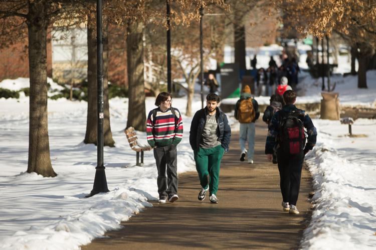 Returning Marshall students greeted with snow, frigid temps | News ...