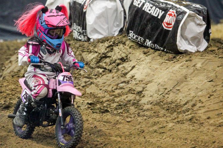 Photos: Motocross riders compete at Tri-State MX Indoor Championship ...