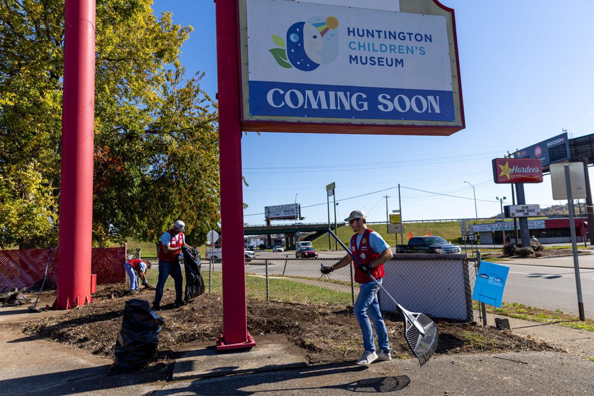 Lowe's Hometowns program volunteers work on Huntington Children's ...