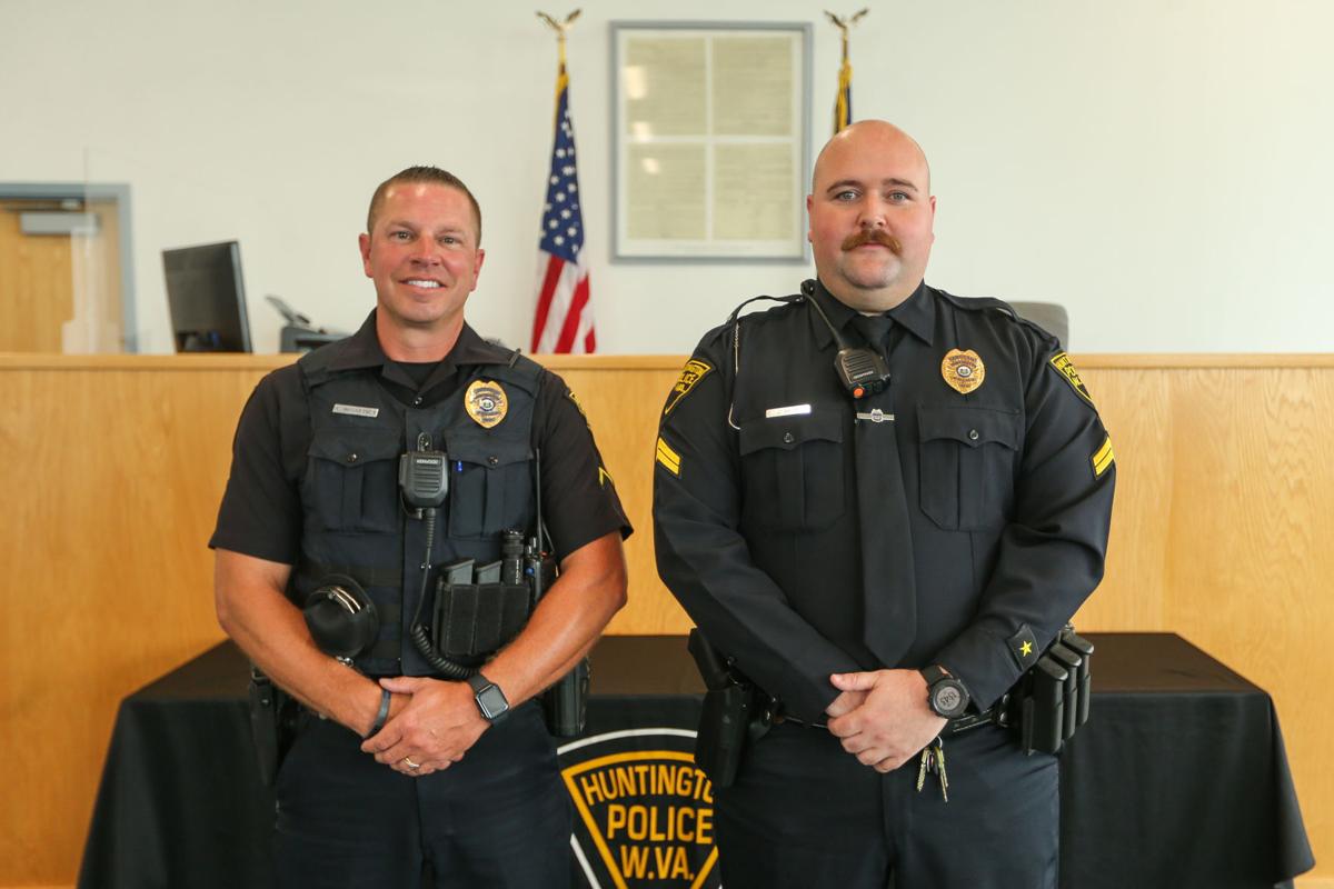 Huntington Police Department promotes two officers | News | herald ...