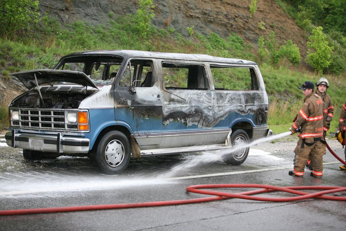 Van burns on Interstate ramp | News | herald-dispatch.com