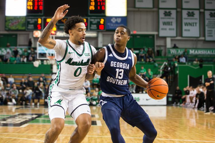 Photos: Marshall men's basketball team defeats Georgia Southern 79-74 ...