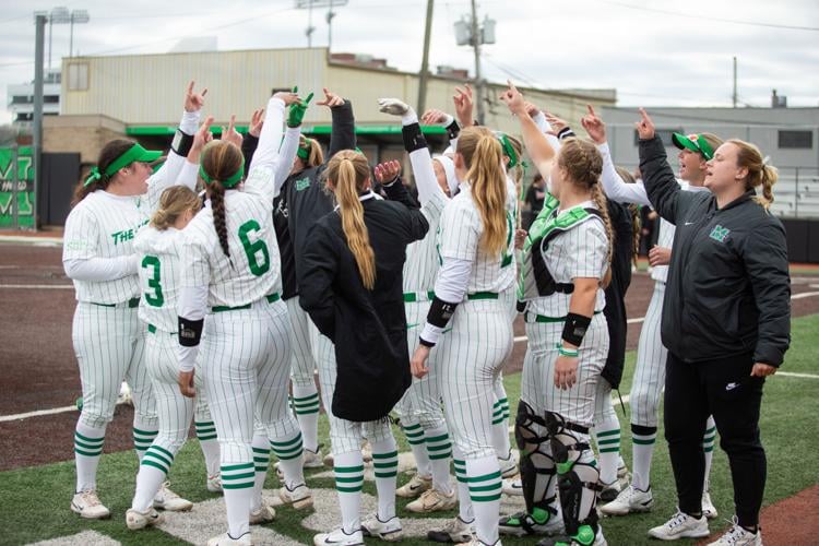 Photos Marshall Softball Team Defeats Rider 7 0 Multimedia Herald