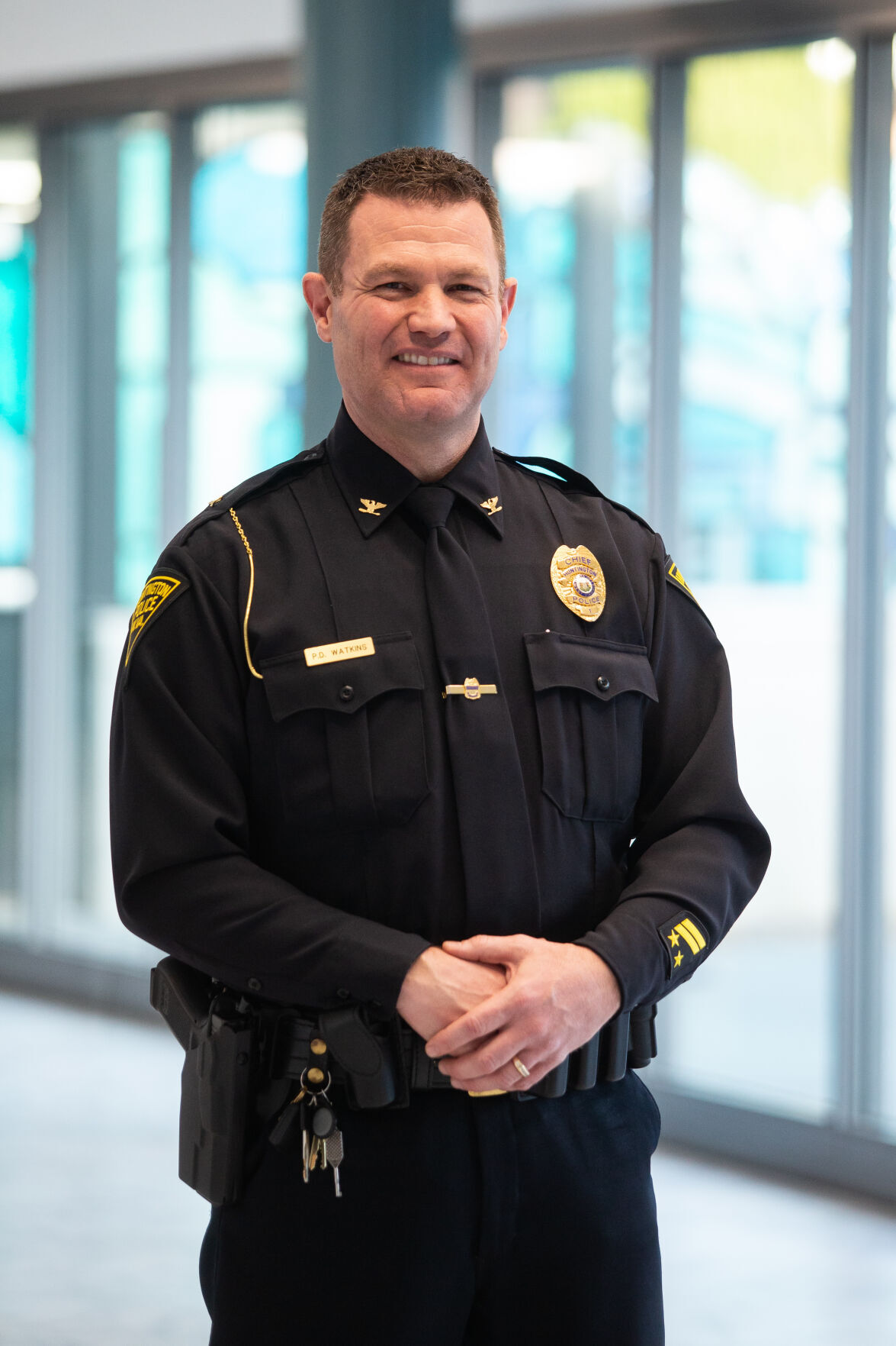 Photos: City of Huntington conducts swearing-in ceremony for police ...