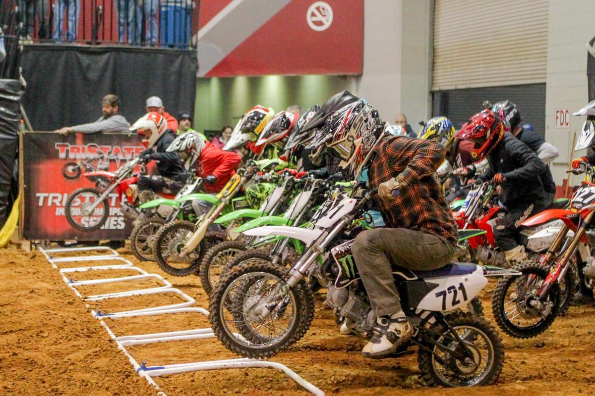 Photos: Motocross riders compete at Tri-State MX Indoor Championship ...