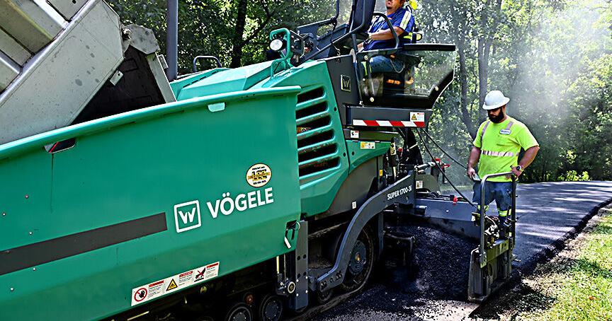 WVDOH paving Poca River Road in Putnam County as part of statewide ...