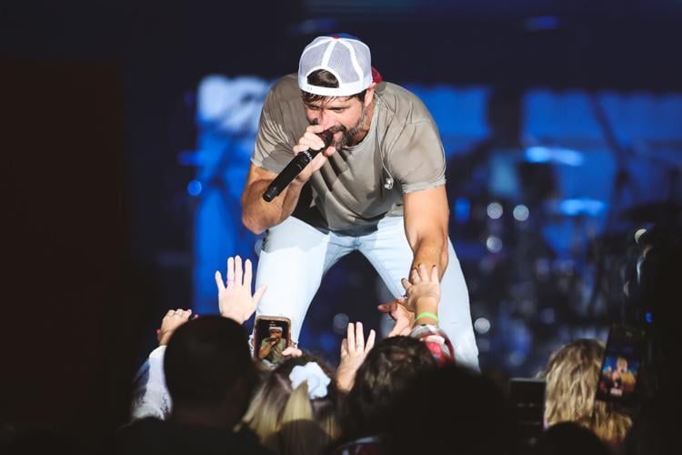 'Fancy Like' singer Walker Hayes performs at Mountain Health Arena ...