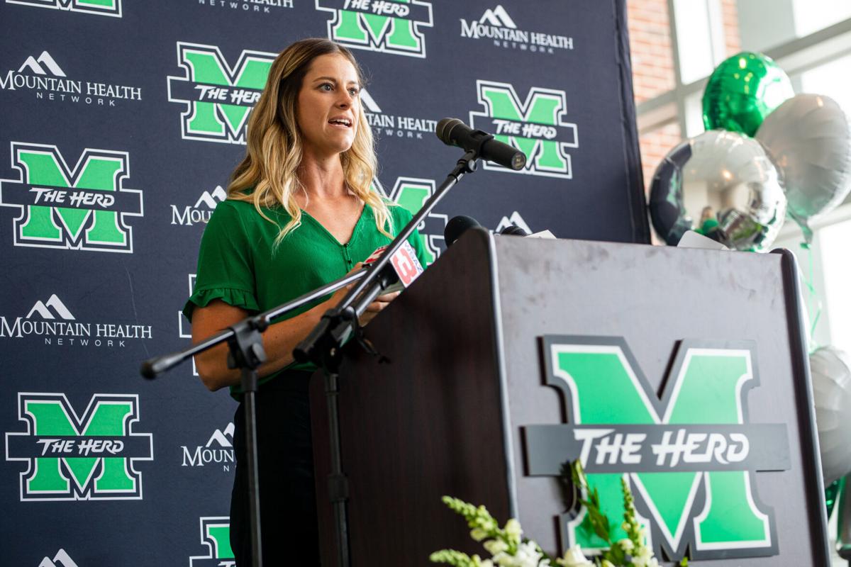Photos: Morgan Zerkle introduced as new softball coach at Marshall ...