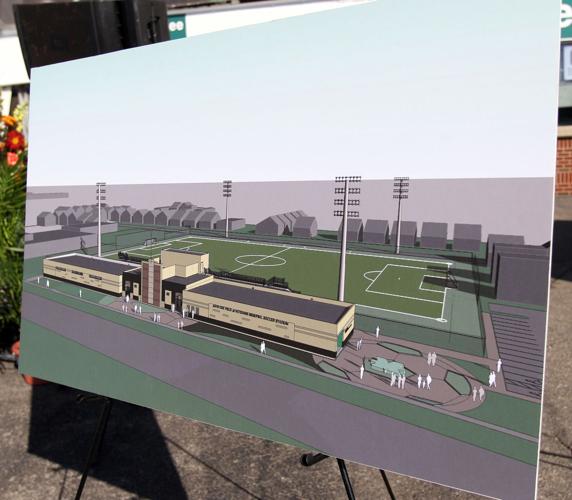 Photos: Creation of Hoops Family Field at Veteran's Memorial Soccer ...