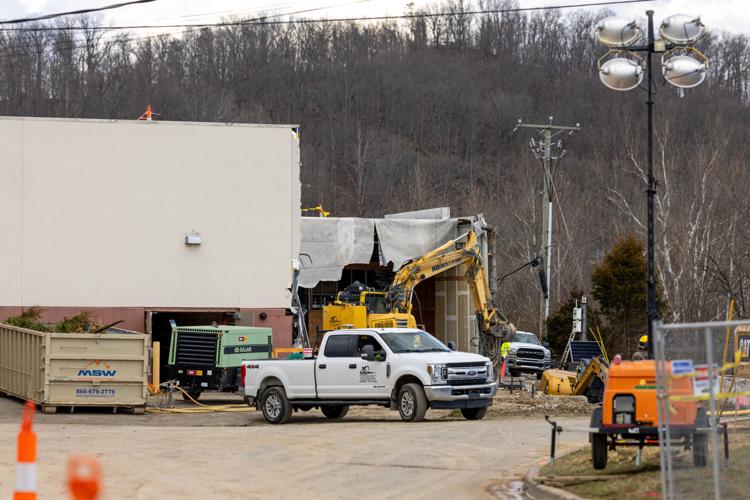 Work continues at Barboursville Target after hillslide | News | herald ...