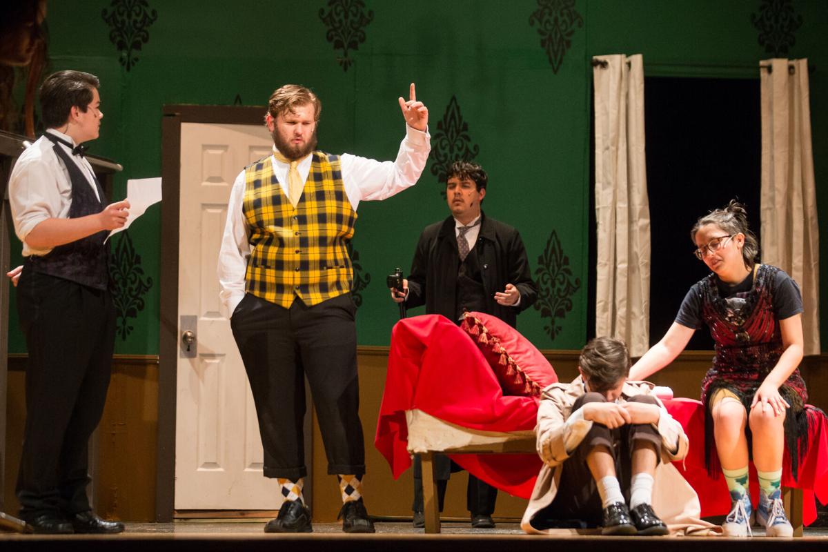 Photos: HHS theater conducts dress rehearsal for "The Play That Goes ...