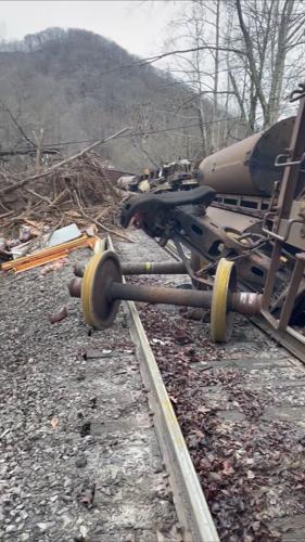 Mudslide leads to train derailment in Mingo County | News | herald ...