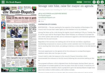 Herald-Dispatch updates e-edition | News | herald-dispatch.com