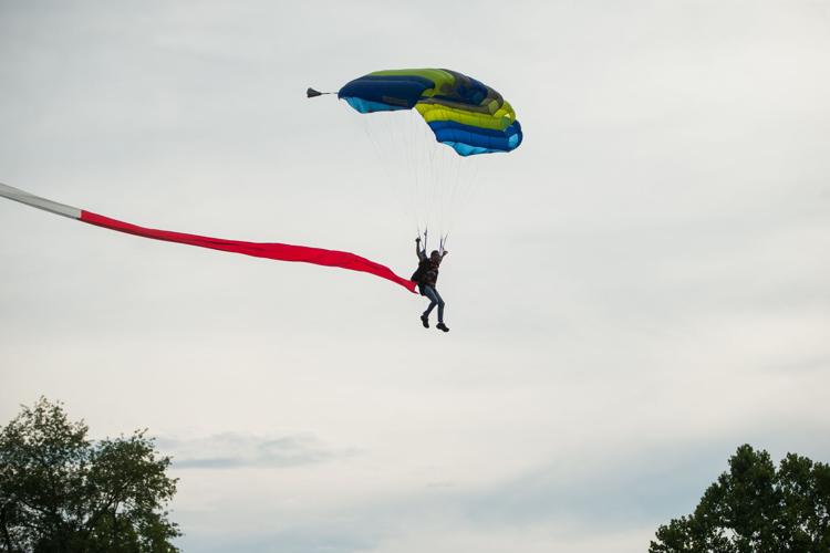 Photos: WV Sky Divers land at Fly In Cafe during 4th of July ...
