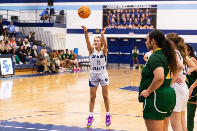 Photos: Girls high school basketball, Spring Valley vs. Huntington ...