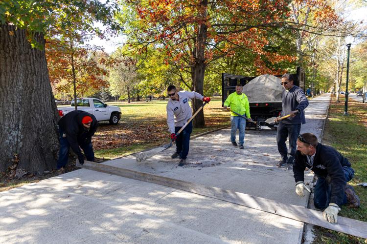 GHPRD workers perform yearly maintenance on Ritter Park walking trail ...