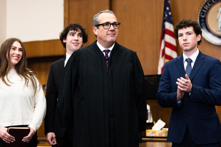 Photos: Chief Justice Bunn swears in Judge David D. Amsbary ...