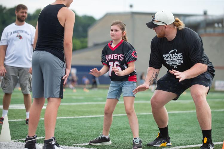 Photos: Austin Pleasants conducts football camp at Dawson-Bryant High ...