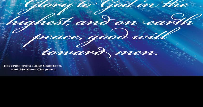 And suddenly there was with the angel a multitude of the heavenly host ...