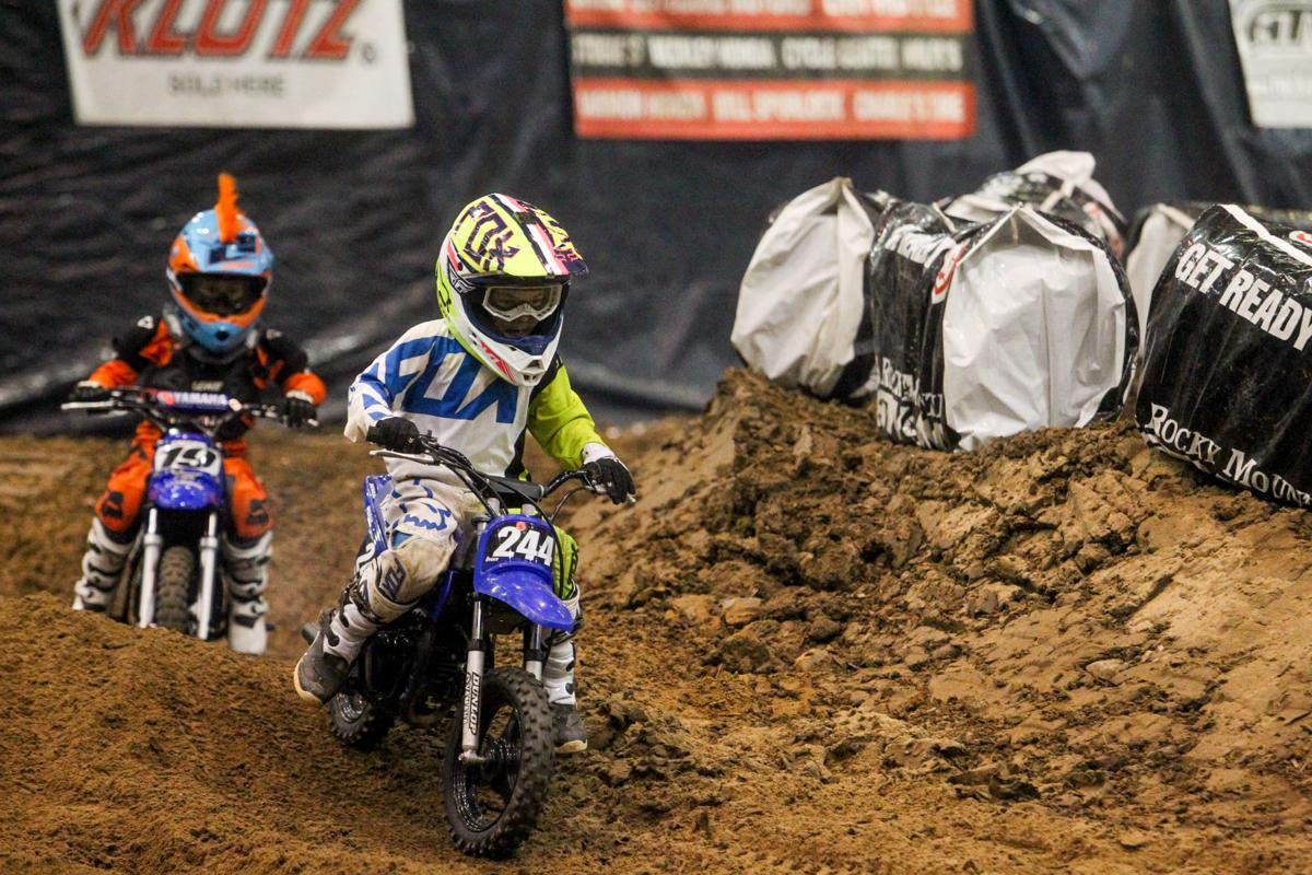 Photos: Motocross riders compete at Tri-State MX Indoor Championship ...