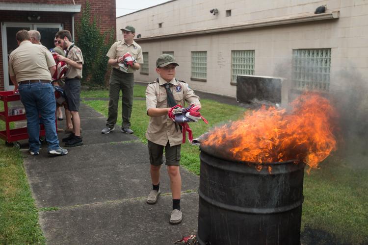 Photos: Flag retirement at American Legion Post 16 | Multimedia ...