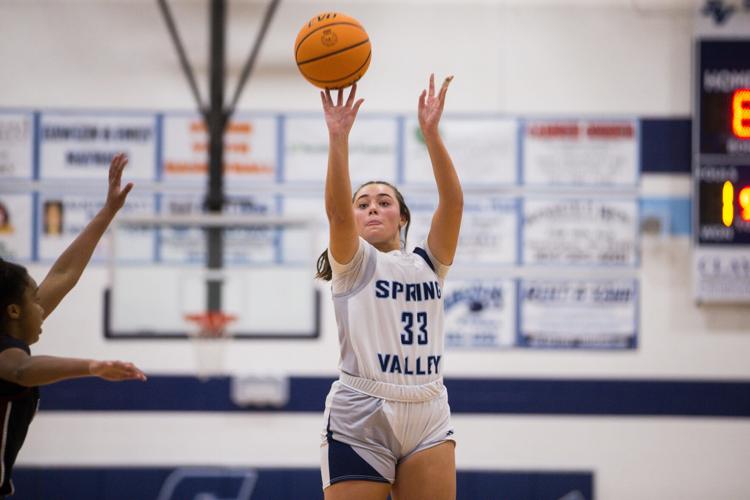 Photos: Girls high school basketball, Spring Valley vs. George ...