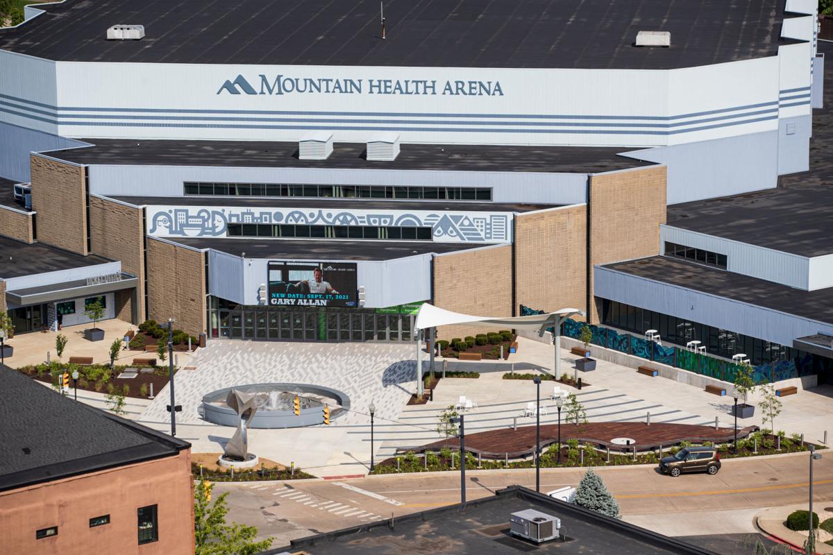 New Mountain Health Arena plaza adds community space to downtown | News ...