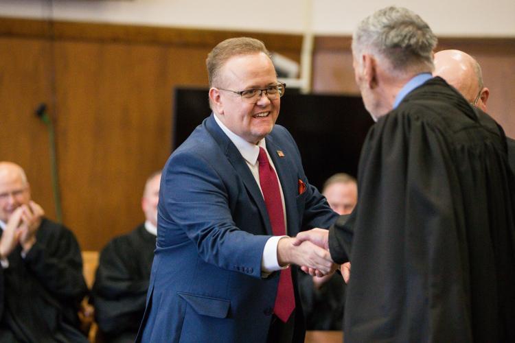 Chad Lovejoy sworn in as Sixth Judicial Circuit Court judge | News ...