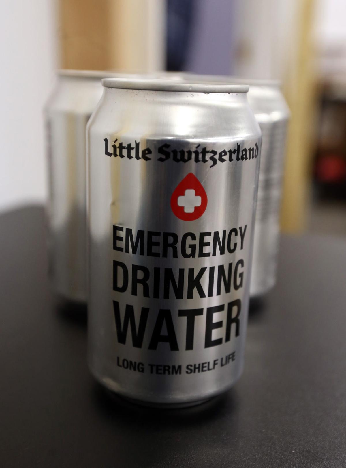 Local water company produces spring water in aluminum cans | Business ...
