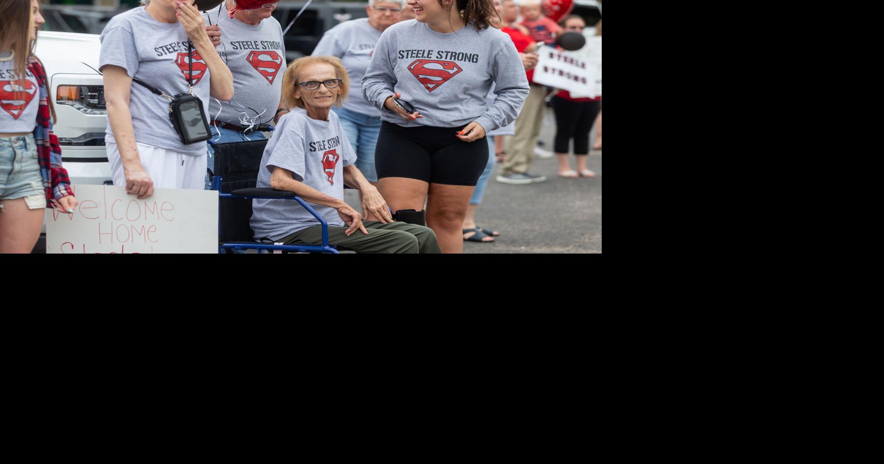 Community welcomes baby Steele Merritt home for first time since birth ...