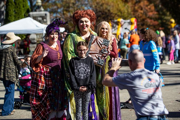 Photos: Halloween Candy Crane Drop | Multimedia | herald-dispatch.com